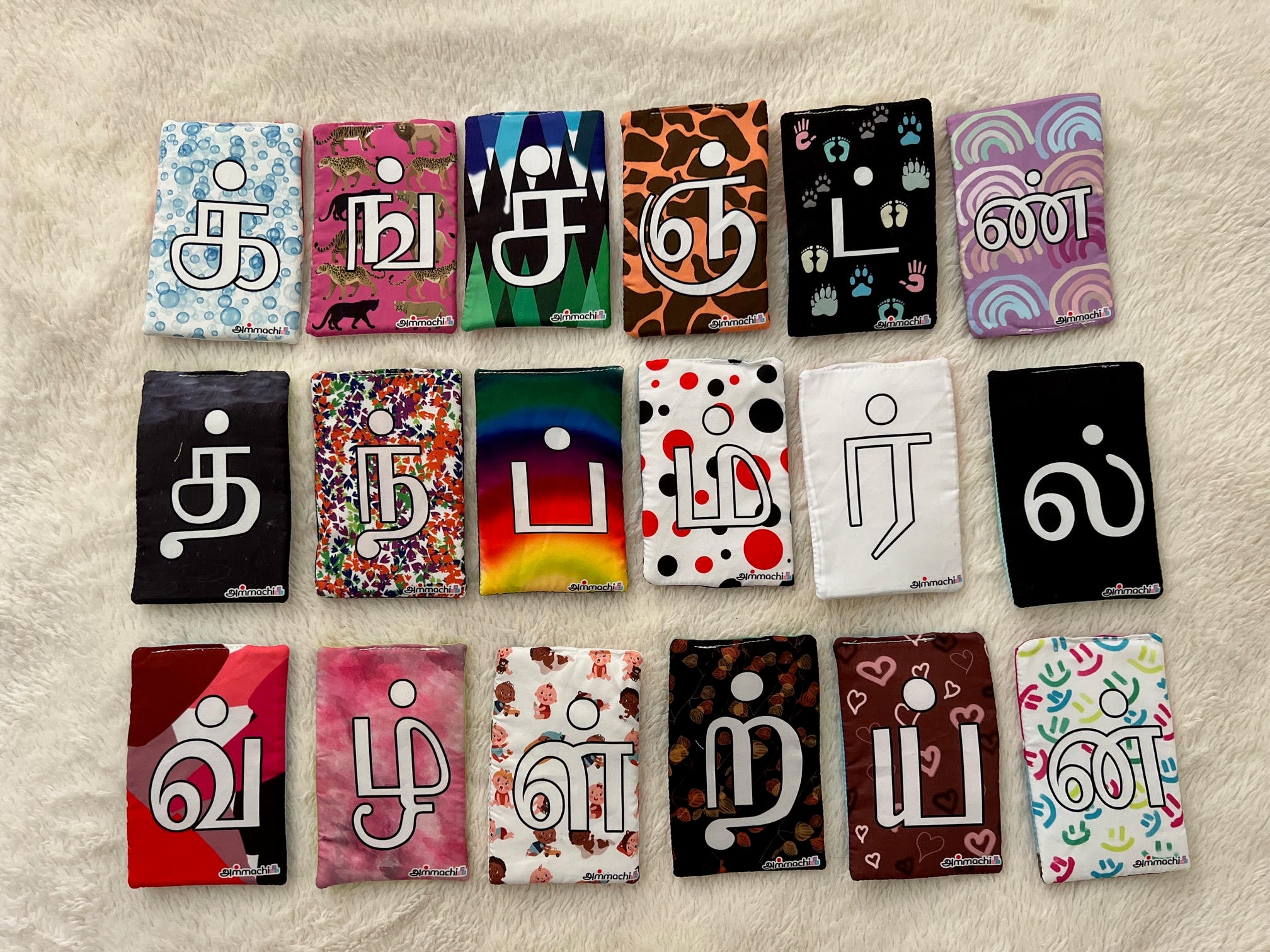 Soft Tamil Flash Cards With Words and Vivid Pictures - Etsy
