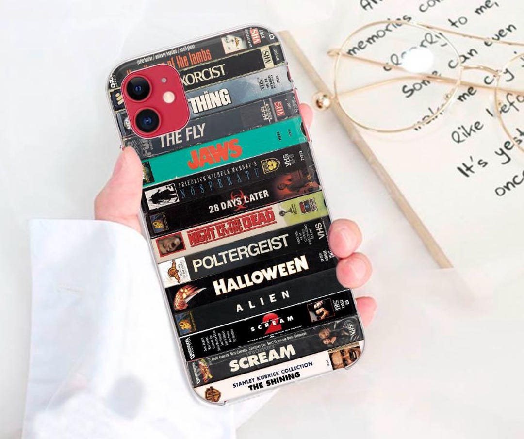 Horror VHS Tapes Phone Case for iPhone 16 15 14 13 Pro Max Old VHS ...