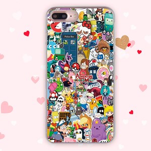 All Animated Cartoon Phone Case for iPhone 15 14 /13 12/7 Plus/8 Plus ...
