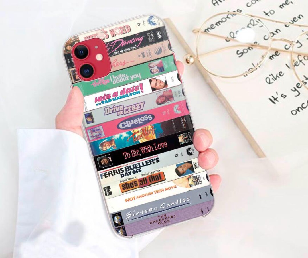Pretty VHS Tapes Phone Case for iPhone 16 15 14 13 Pro Max Vintage VHS ...