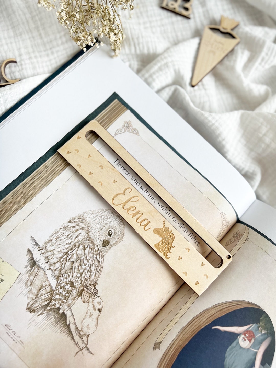 Reading Aid With Names Made of Wood for Girls and Boys - Etsy