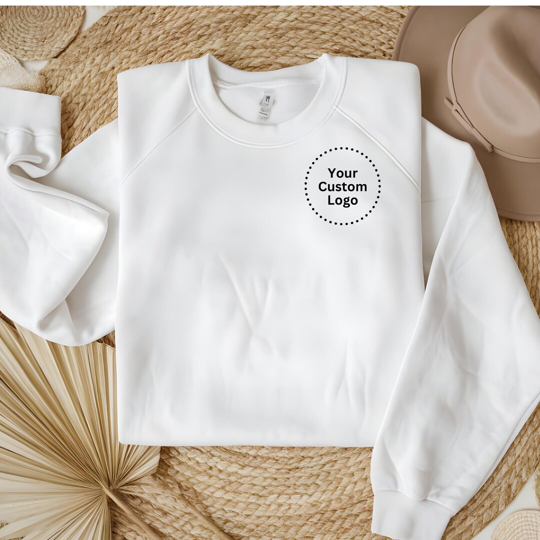 Embroidered Logo Sweatshirt, Custom Logo Embroidered, Team Apparel ...