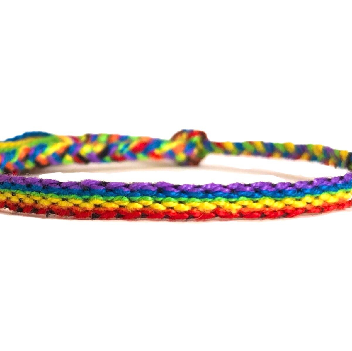 Pride bracelet rainbow string bracelet gay bracelet men | Etsy