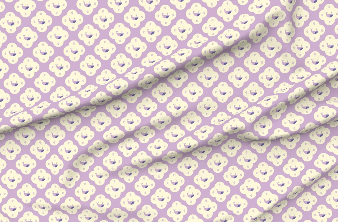 Soft Fabric Cute by Itsmiriamthiel Kids Lilac Purple and Cornsilk ...
