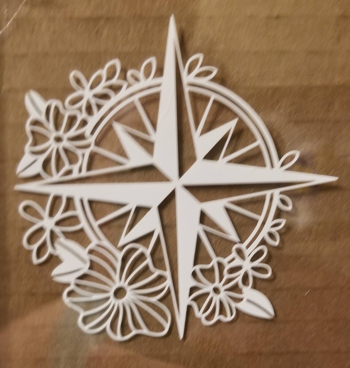 Compass With Rose - Etsy