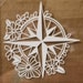 Compass With Rose - Etsy