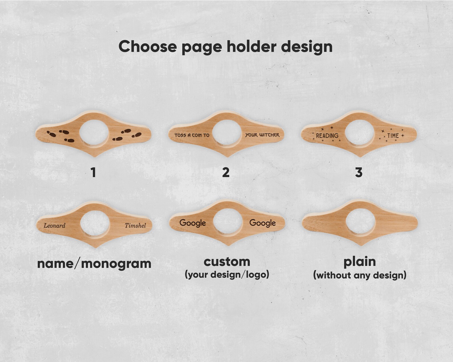 Thumb Book Page Holderpersonalized Thumb Pagethumb Page - Etsy