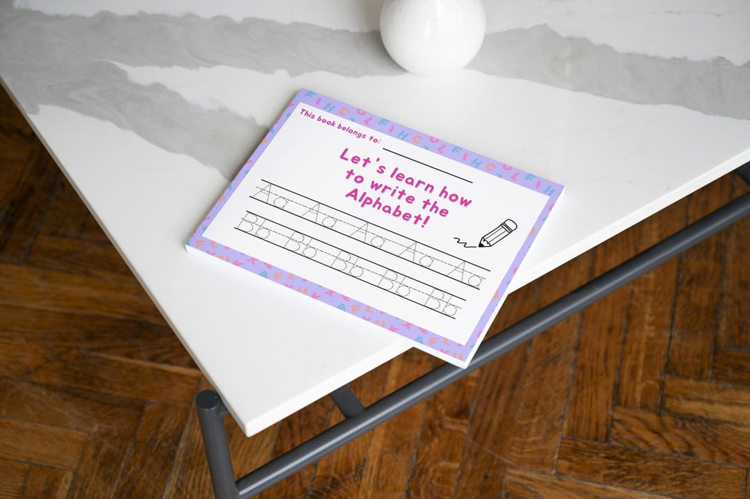 Let's Learn How to Write the Alphabet Coloring Book !!!digital Download ...