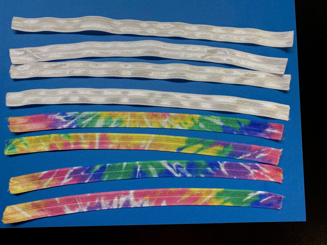 10 Pack - Blank Sublimation Ready Hair Ties | DIY Sublimation Hair ...