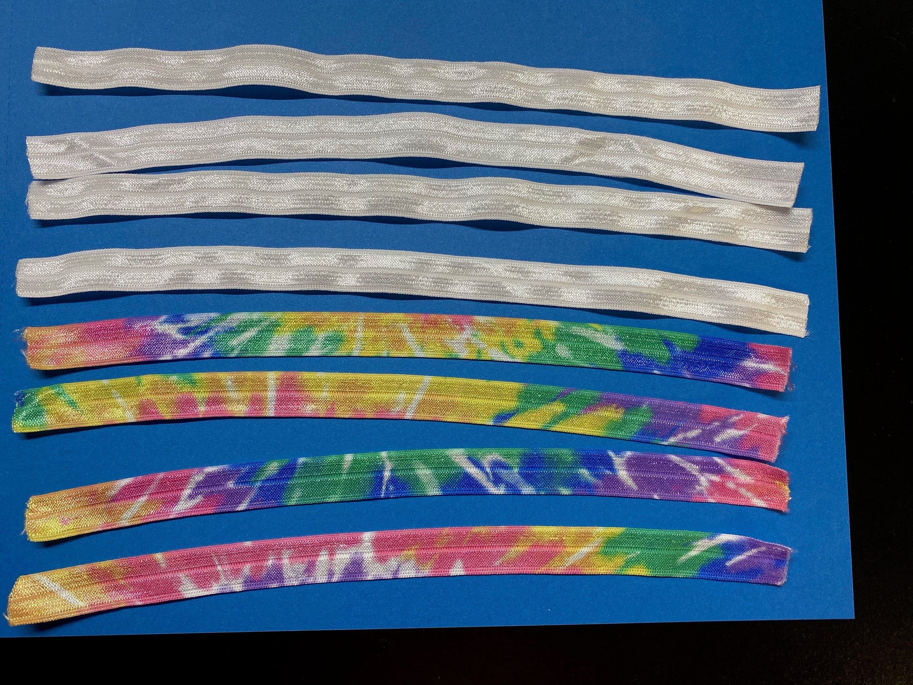 10 Pack - Blank Sublimation Ready Hair Ties | DIY Sublimation Hair ...