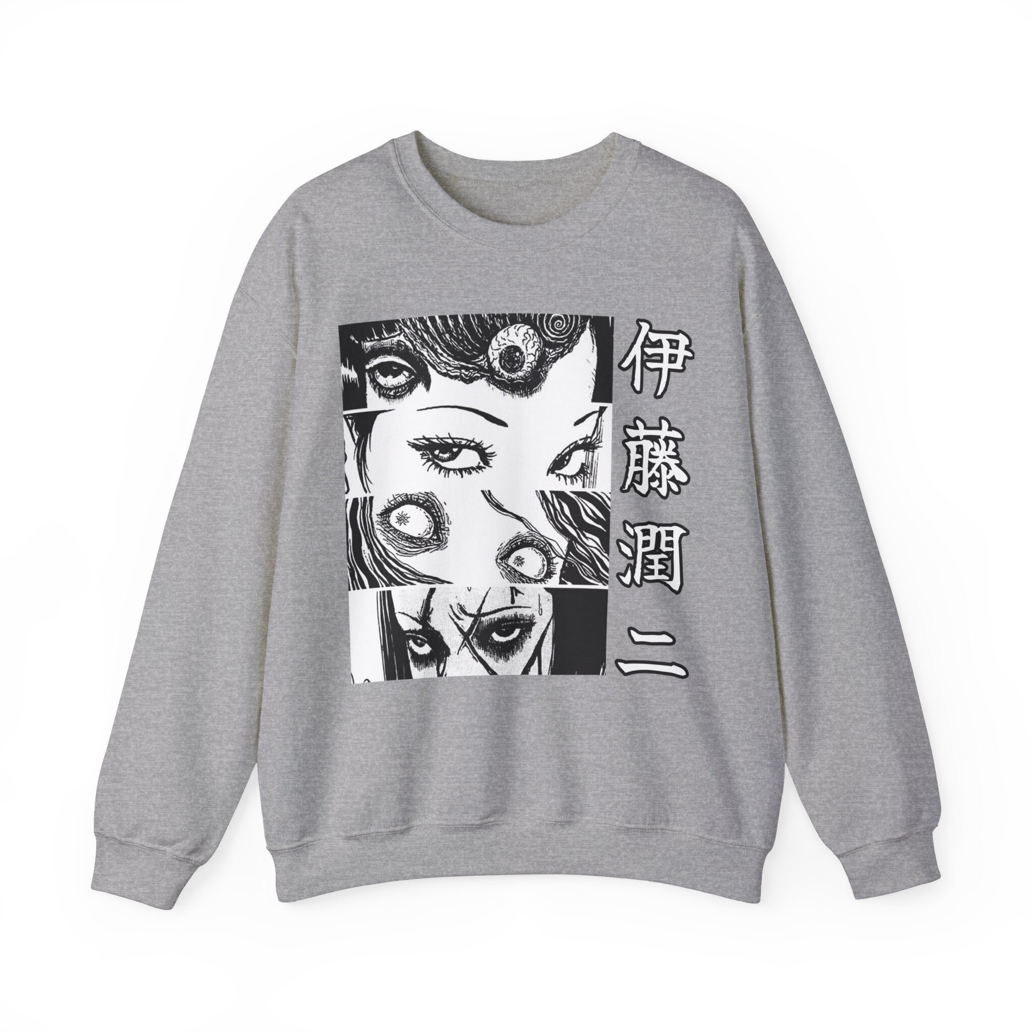 Horror Creepy Girls Manga Sweater: Tomie Anime Horror Shirt, Japanese ...