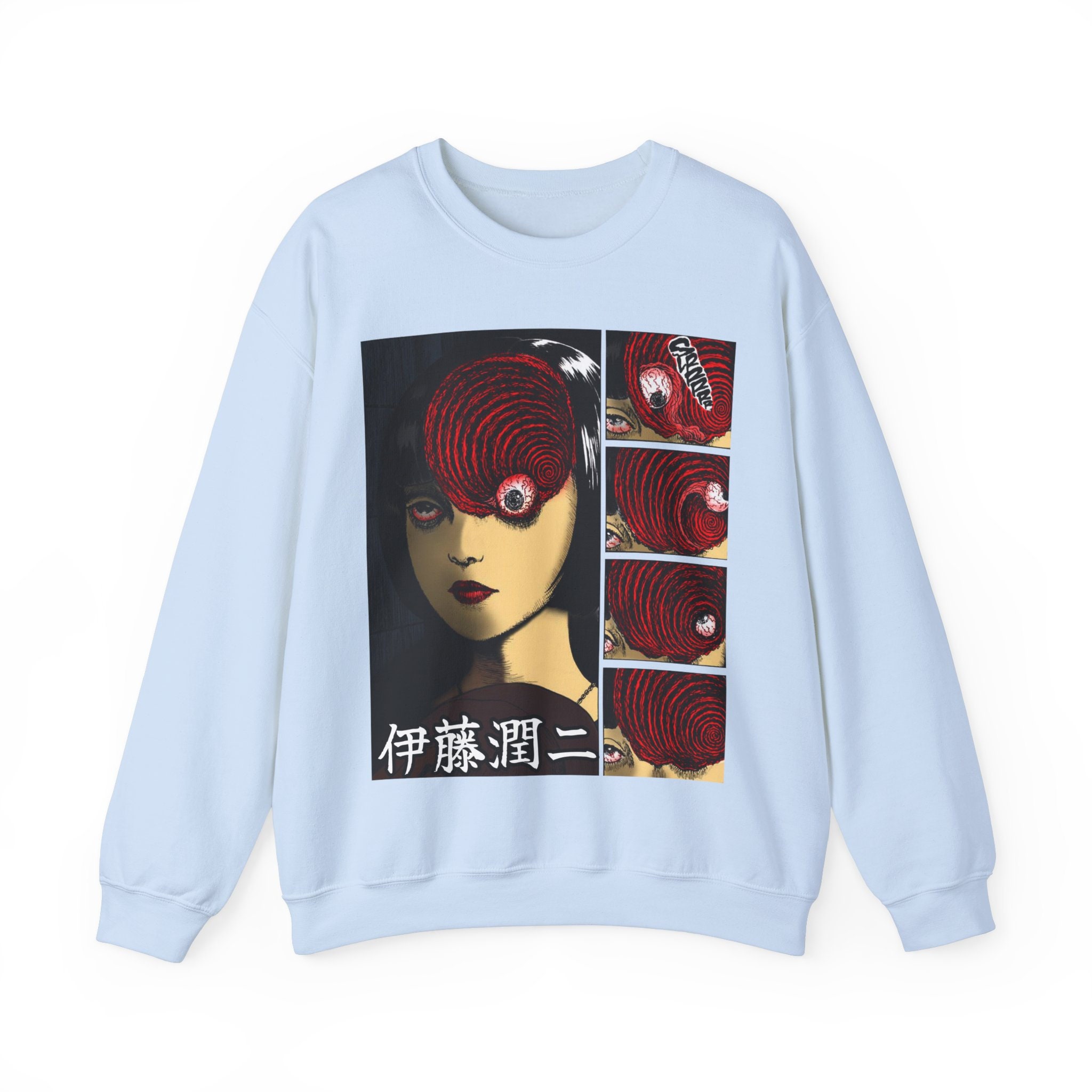 Horror Creepy Girl Manga Sweater: Tomie Anime Horror Shirt, Japanese ...