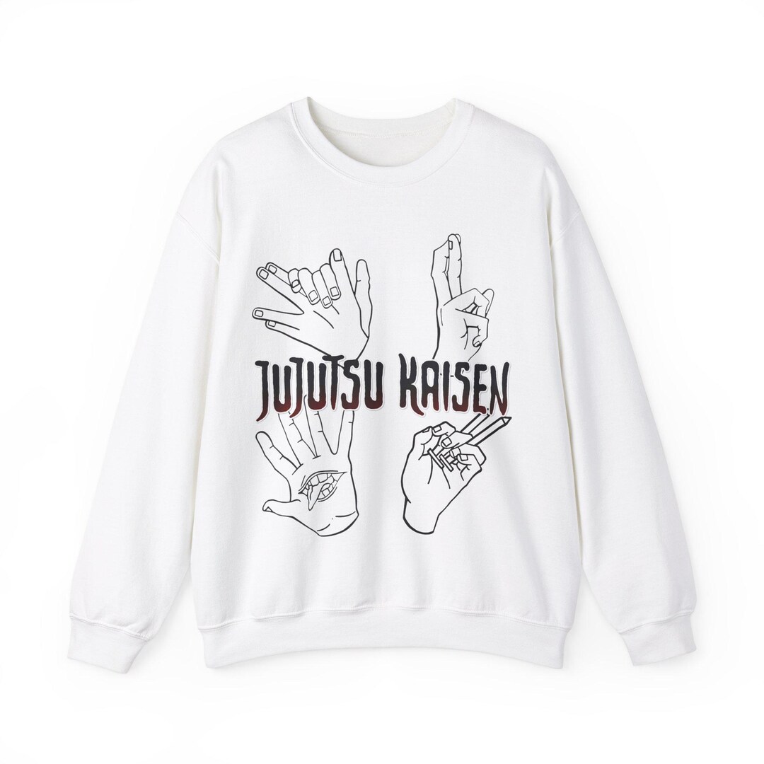 Megumi Kaisen Anime Sweater, Divine Dogs Hand Sign Tee, Nobara, Sukuna ...