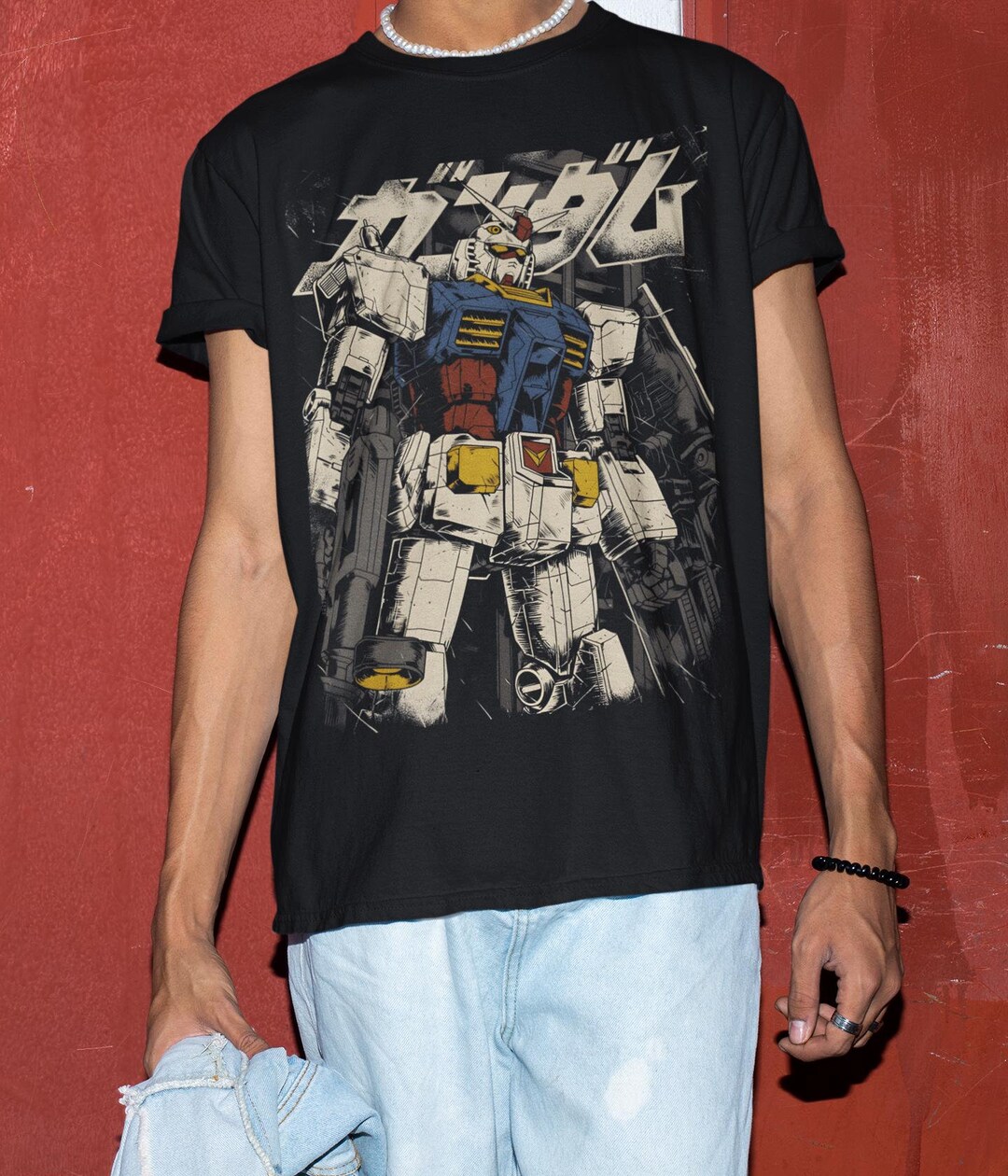 Unisex, Gundam Shirt, 90s Anime Shirt, Vintage Shirt, Robot Anime ...