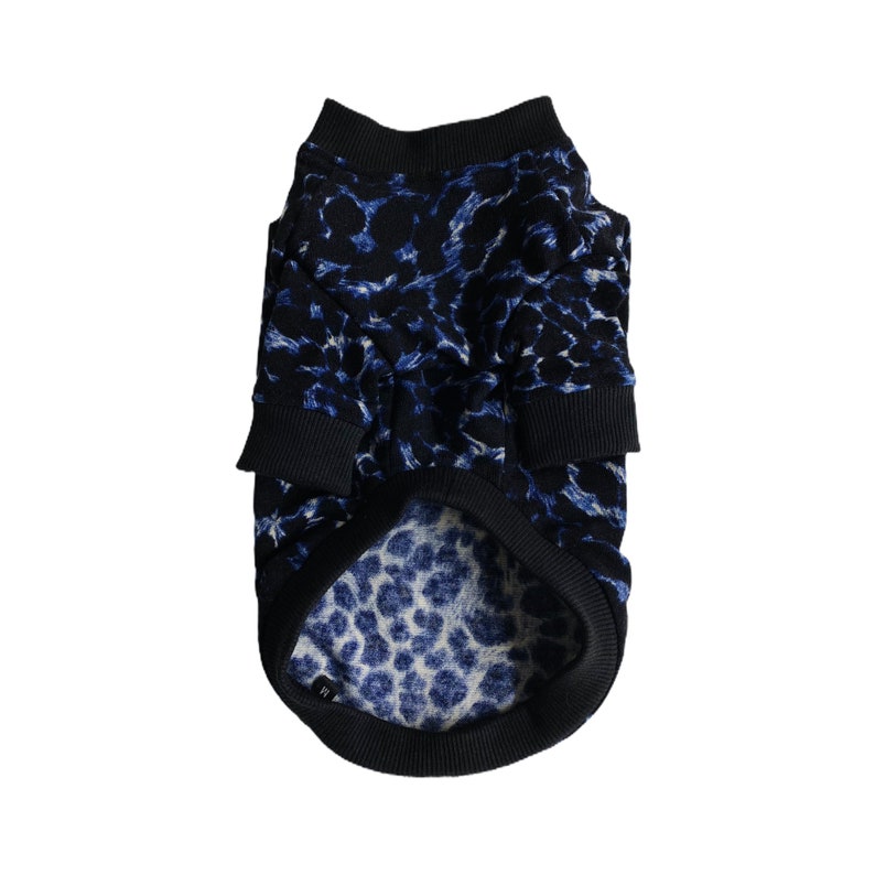 Blue Leopard Dog Shirt. - Etsy