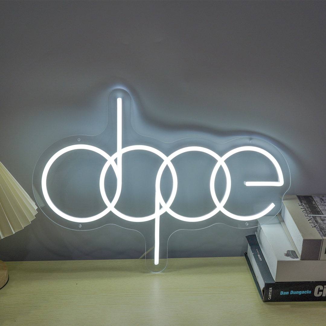 LED Neon Light Signs Wall Decorative Dope LED Lights for Bedroom - Etsy