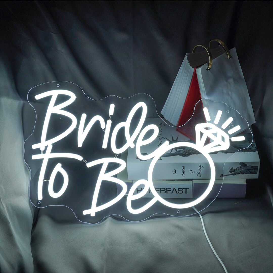 LED Neon Light Signs Wall Decorative Bride to Be LED Lights for Bedroom ...