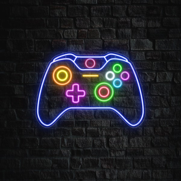 Neon Gamer Sign - Etsy