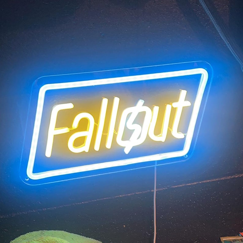 Fallout Merchandise Personalized Custom LED Neon Sign Room Decor Neon ...