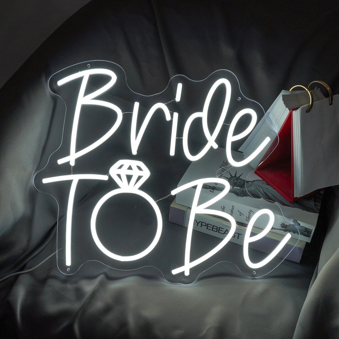 LED Neon Light Signs Wall Decorative Bride to Be LED Lights for Bedroom ...