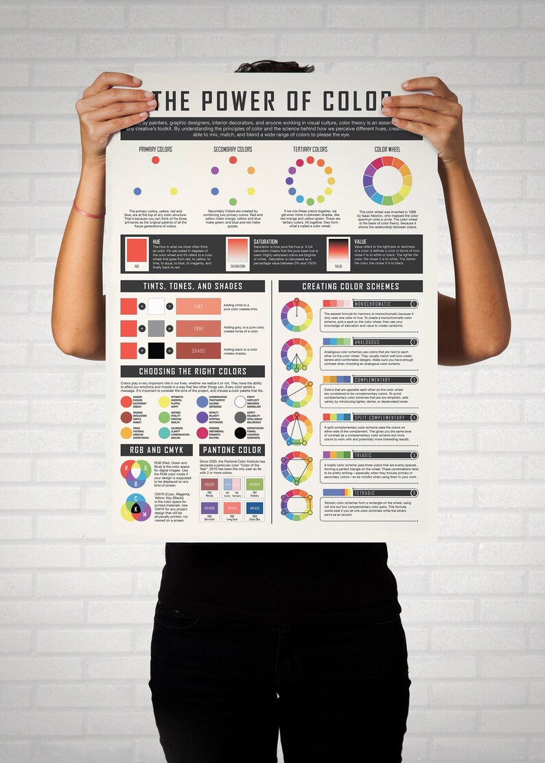 The Power of Color | Digital Download Print - Etsy