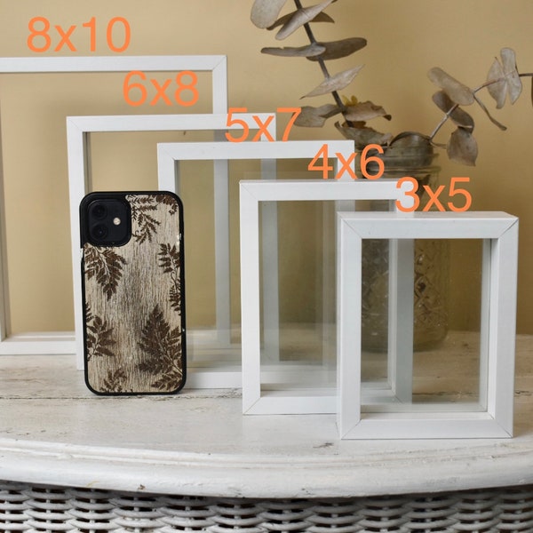 Double Glass Frame - Etsy