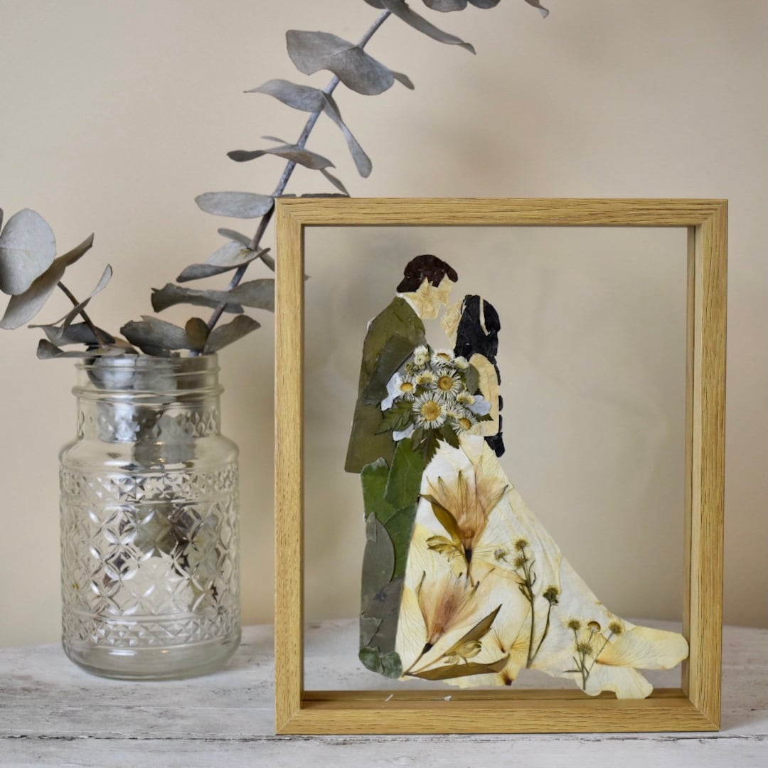 Wedding Flowers Photo Preservation Frame Preserve Bouquet - Etsy