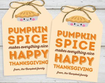 Pumpkin Spice Thank You - Etsy