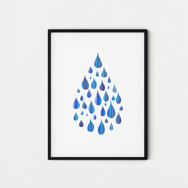 Raindrops - Etsy