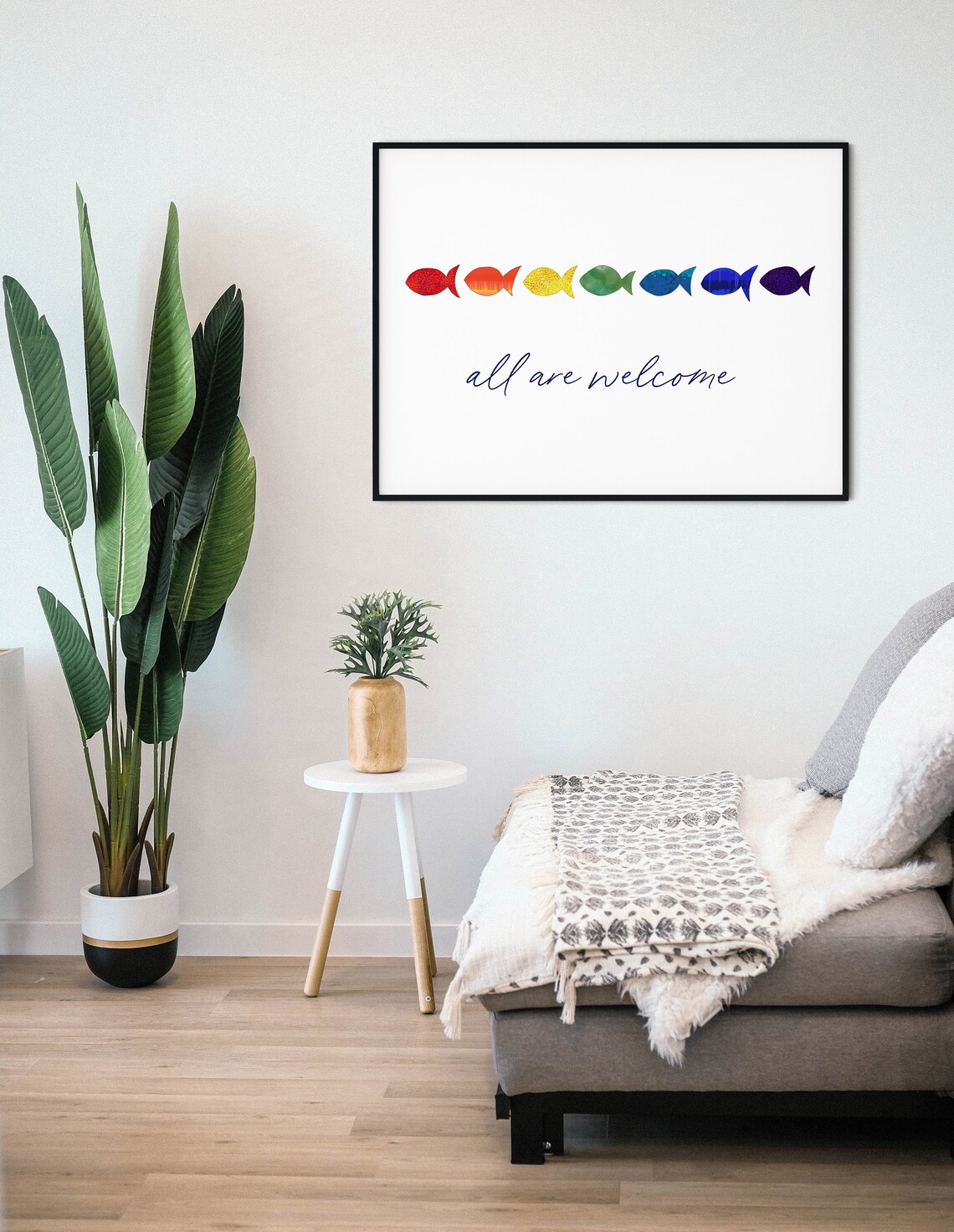 Everyone is Welcome Sign, All Are Welcome, Welcome Classroom Sign ...