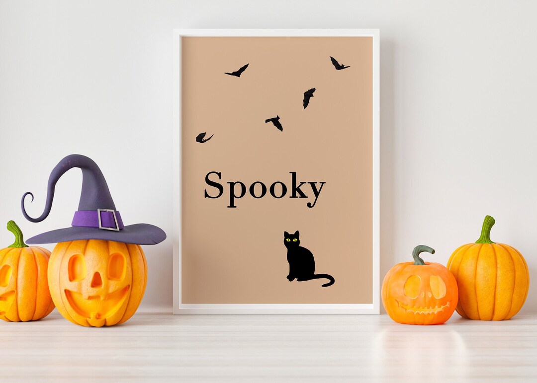 Halloween Printable: Spooky Print for Any Space! Halloween Wall Art and ...