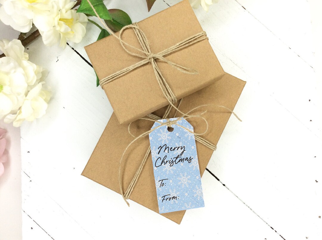 Printable Gift Tags, Christmas Gift Tags, Merry Christmas Gift Tag ...
