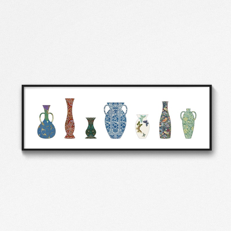 Long Narrow Art Print, Horizontal Wall Art, Wall Art Living Room ...