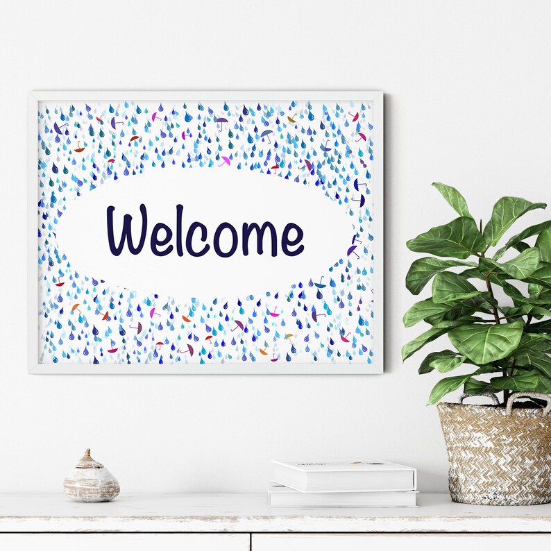 Printable Welcome Sign Classroom Decor Welcome Sign for - Etsy