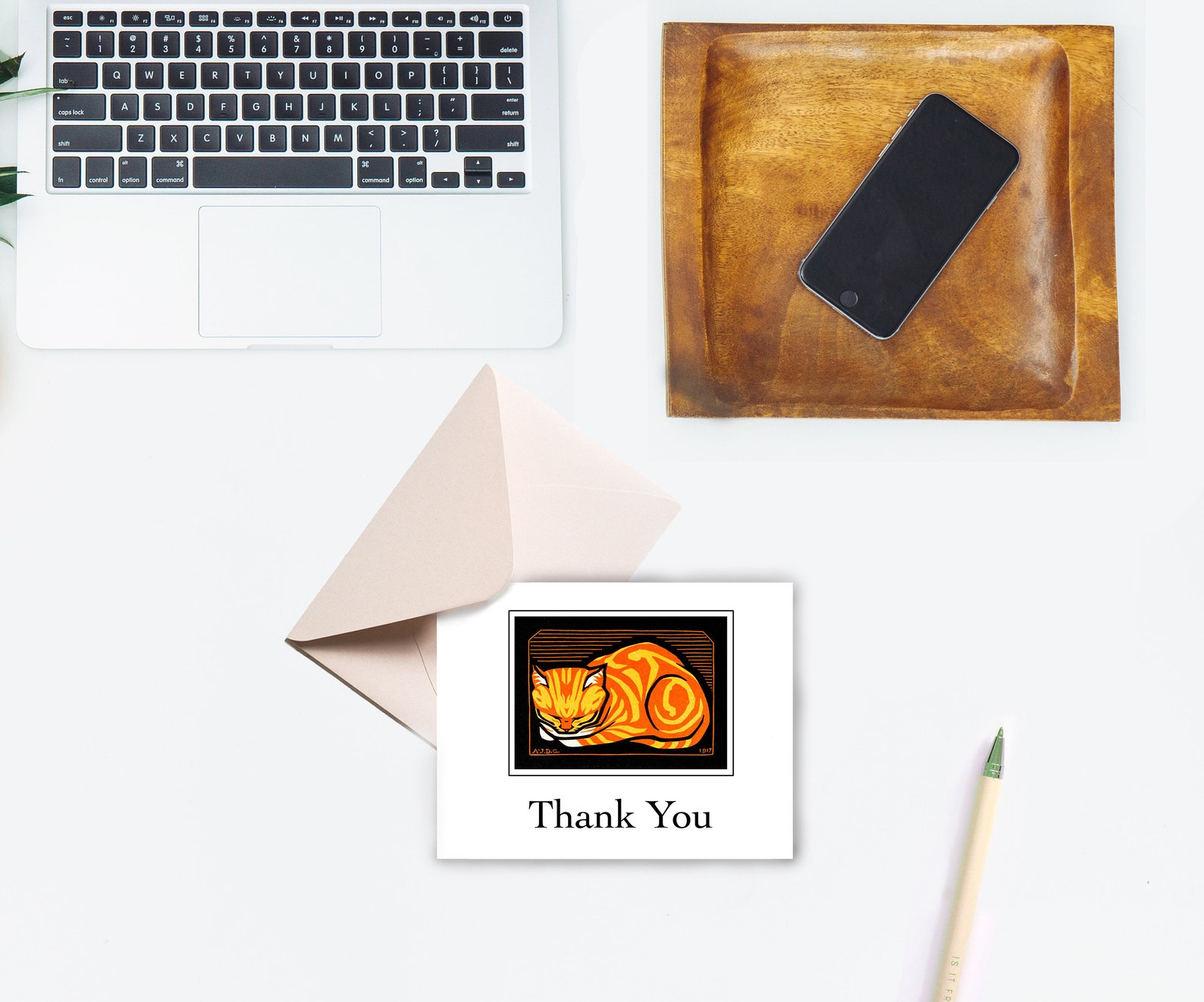 Thank You Cards, Printable Thank You Card, Cat Note Card, Animal Cards ...