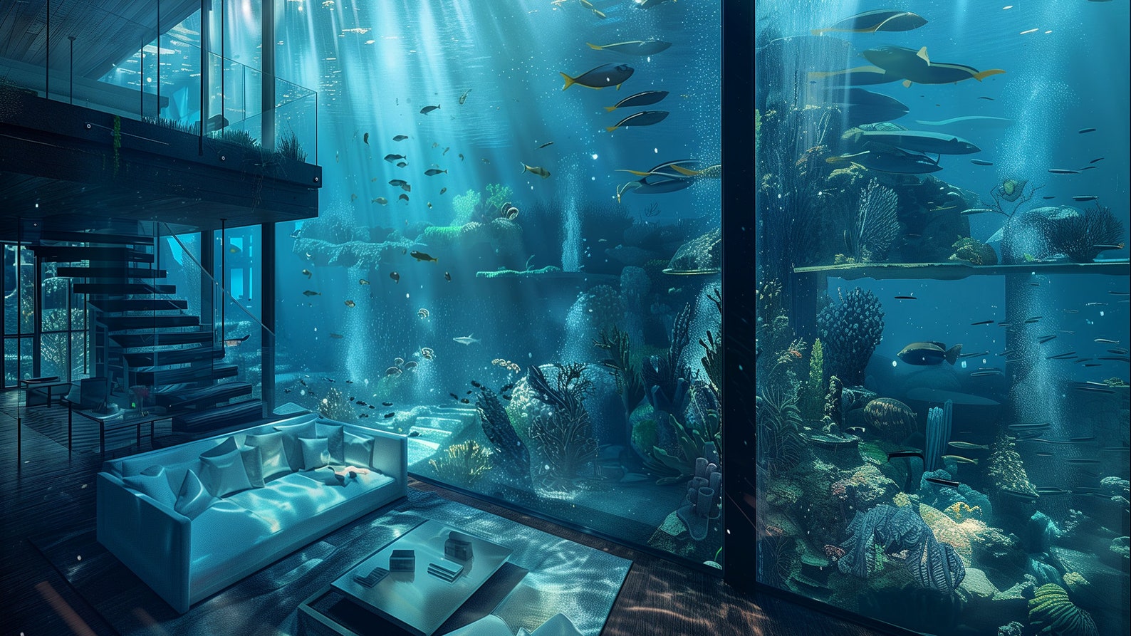 Tropical Fish Digital Background - Underwater Zoom Background - Fun ...