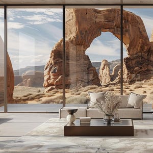 Desert Landscape Virtual Background: Zoom, Teams, Webex (digital ...
