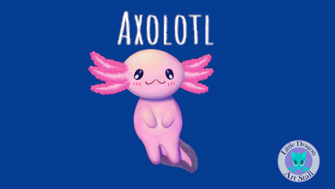 Vtuber Axolotl Live2d Avatar - Etsy
