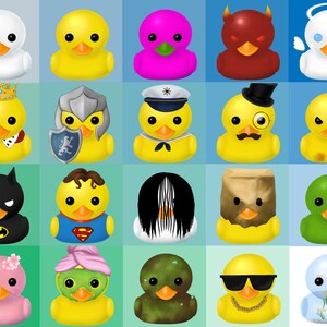 20 Ducks. Set of Live2d Items - Etsy