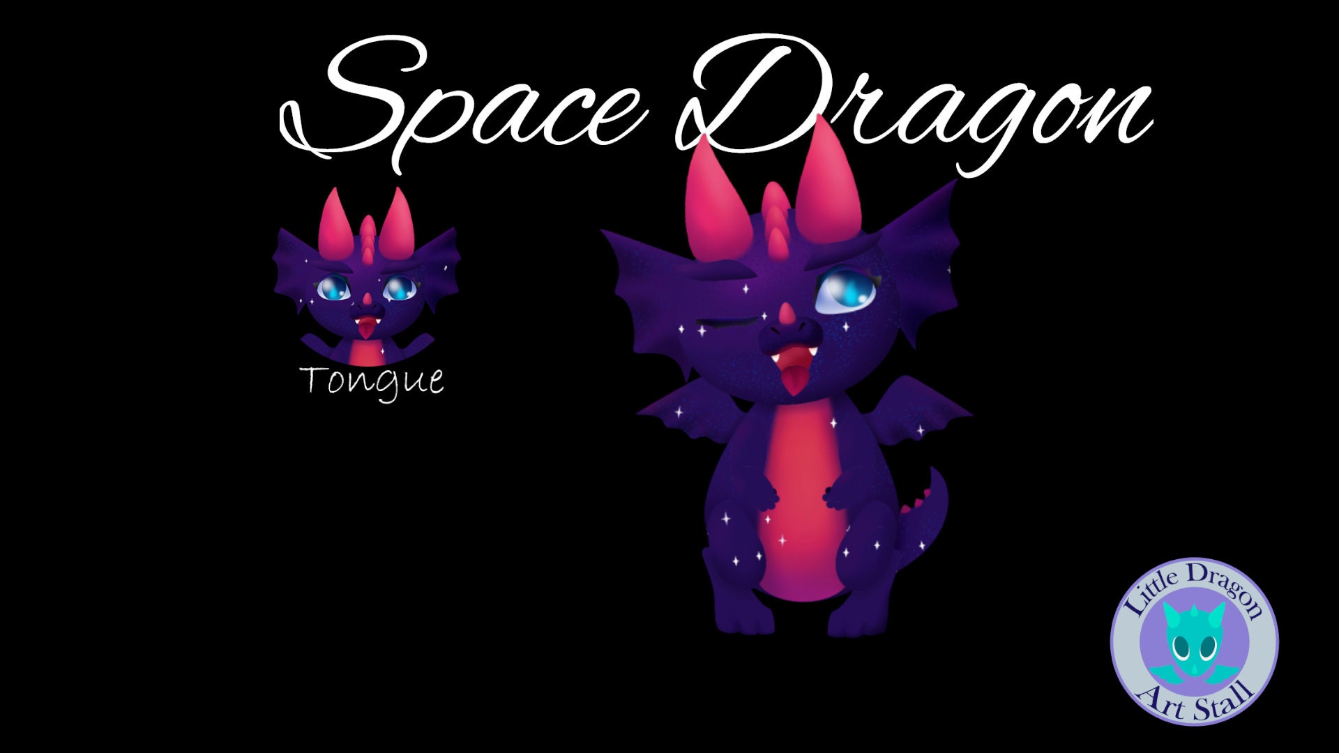 Vtuber - Space Dragon Cub - Live2d Avatar - Etsy