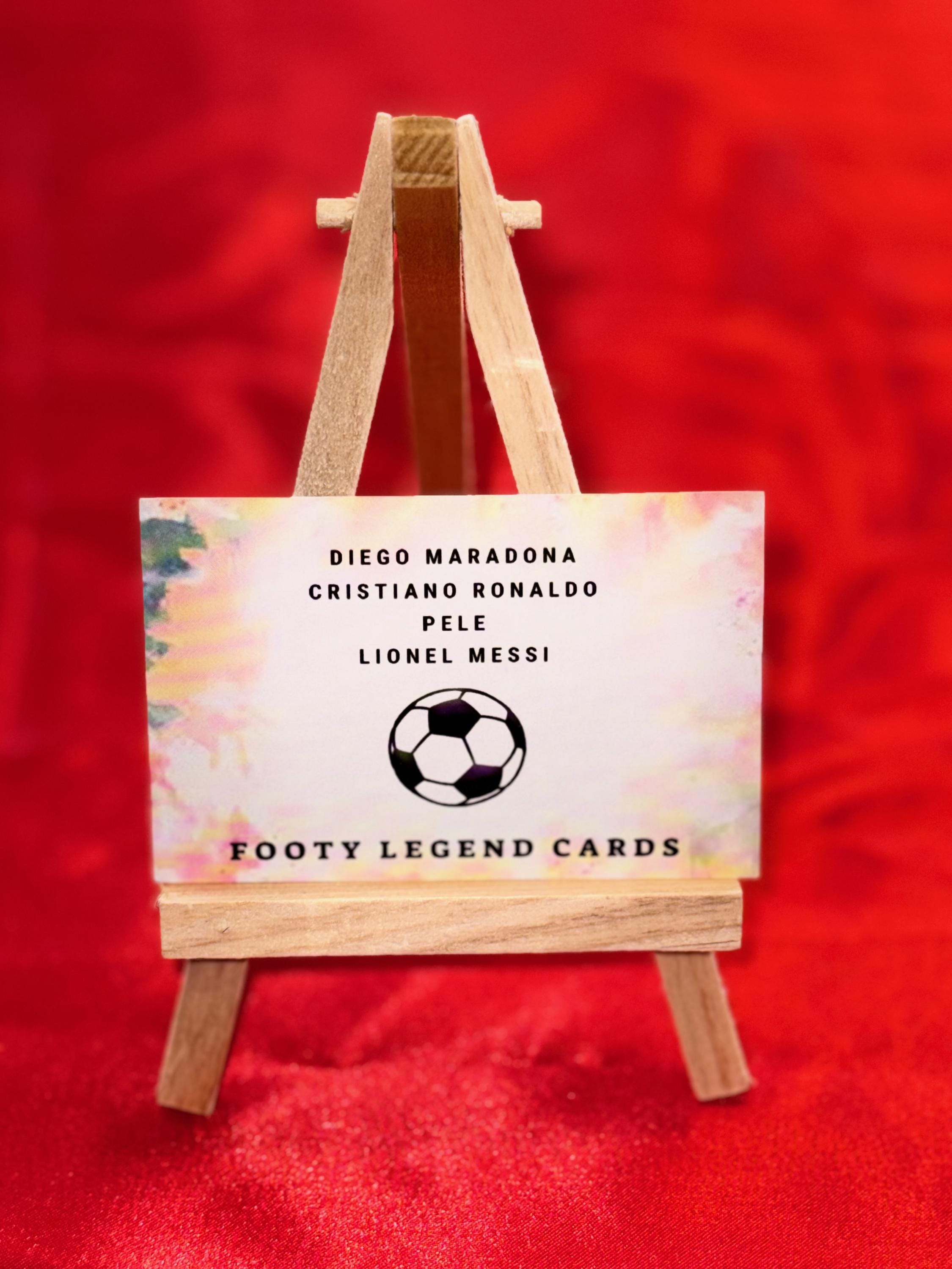 Custom Card Four Signatures (cristiano Ronaldo - Messi - Pele ...