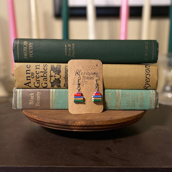 Book Stack - Etsy