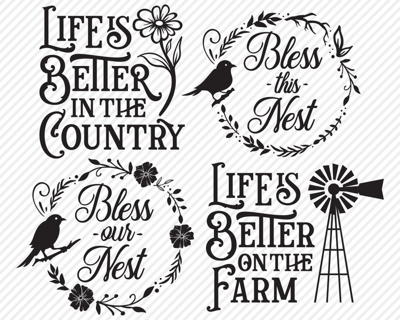 Country Bundle SVG Cut Files Country Shirt Designs - Etsy