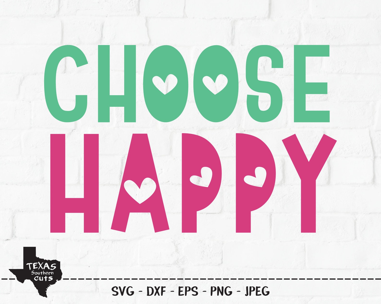 Choose Happy SVG Cut File Inspirational Shirt Design Family - Etsy