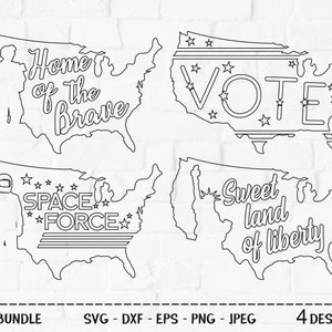 Patriotic Bundle SVG, Cut File, Patriotic Shirt Design, Military, Army ...