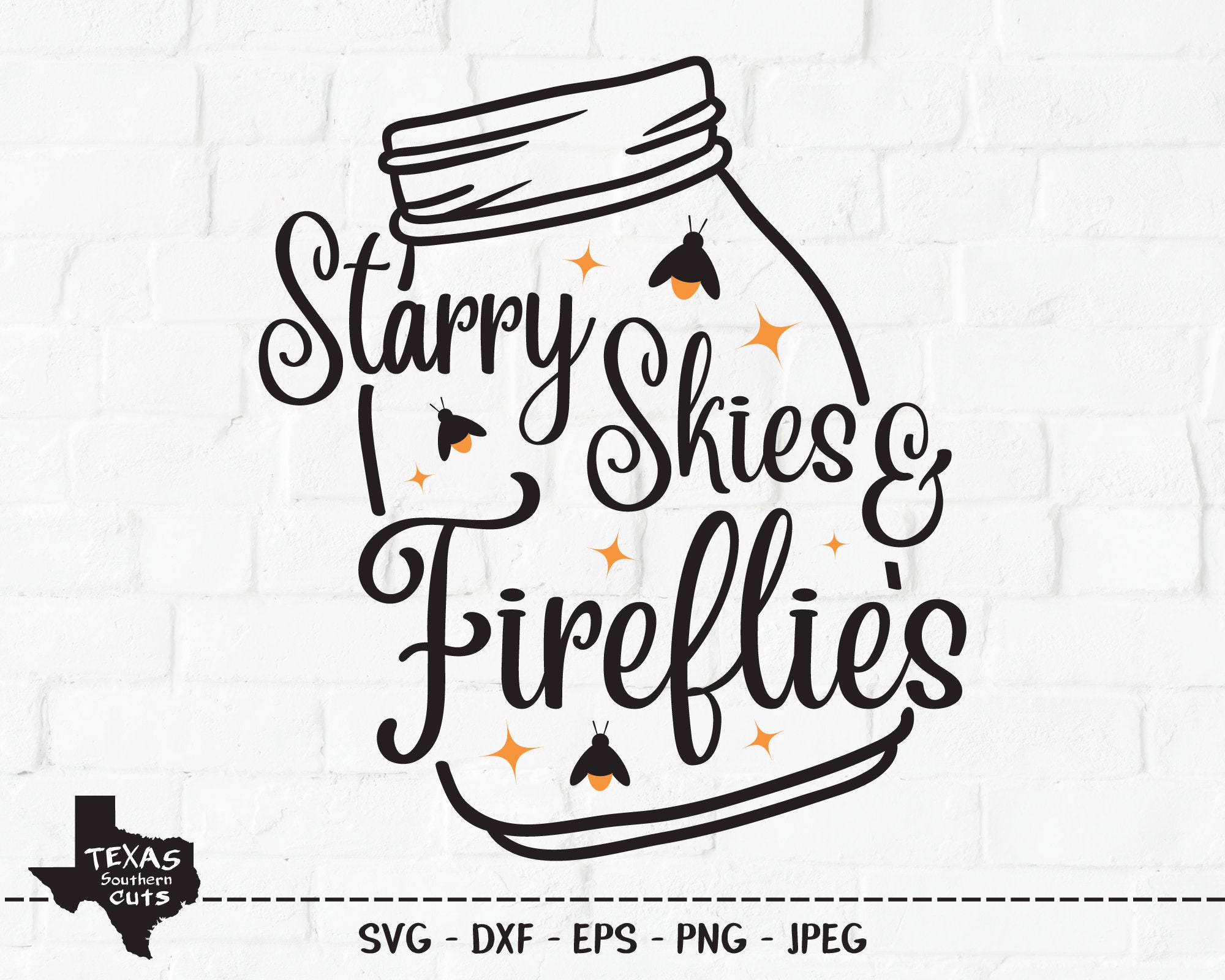 Starry Skies & Fireflies SVG Cut File Summer Camping Shirt - Etsy
