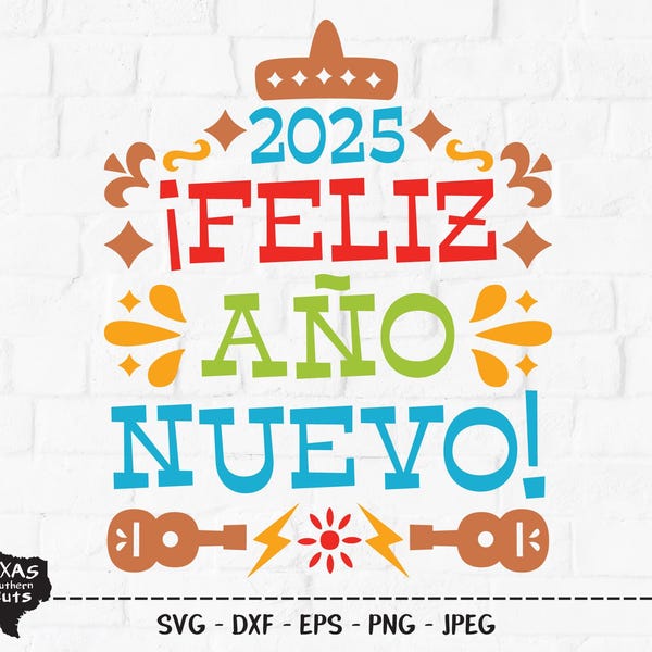 Feliz Año Nuevo - Etsy