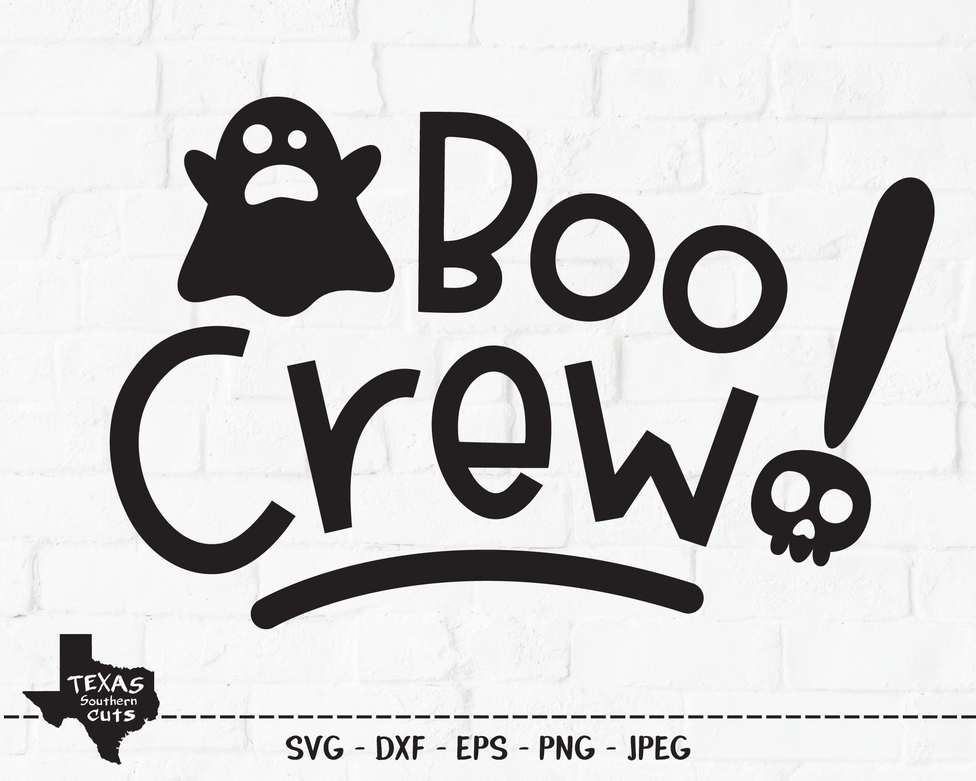 Boo Crew SVG, Cut File, Cute Halloween Shirt Design, Funny Ghost ...
