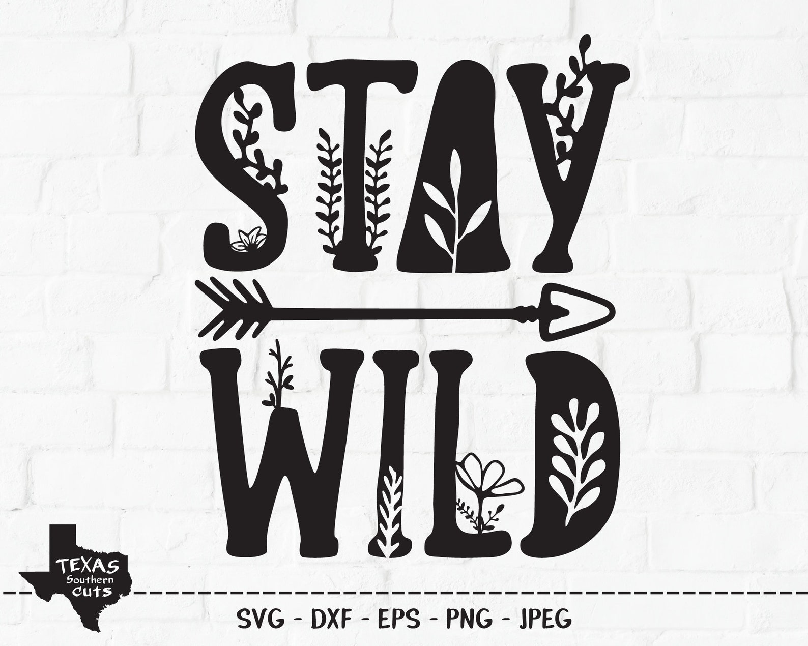 Stay Wild SVG, Cut File, Outdoor Shirt Design, Tribal Arrow, Wilderness ...