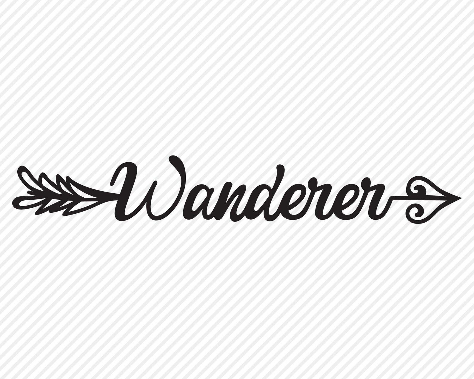 Wanderer SVG Cut File Tribal Arrow Travel Camping Shirt - Etsy